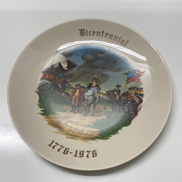 Kitchen | Bincentennial Vintage Plate Surrender Of Cornwallis Scenery ...